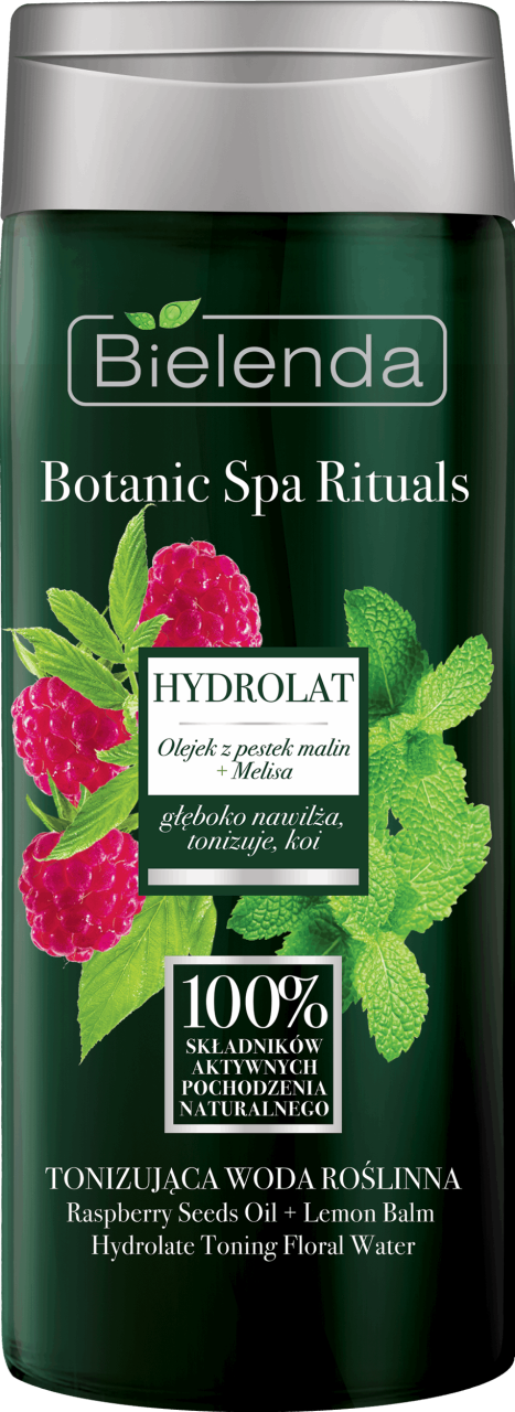 BIELENDA, Botanic SPA Rituals, hydrolat olejek z pestek malin + melisa ... BIELENDA, Botanic SPA Rituals, hydrolat olejek z pestek malin + melisa ...