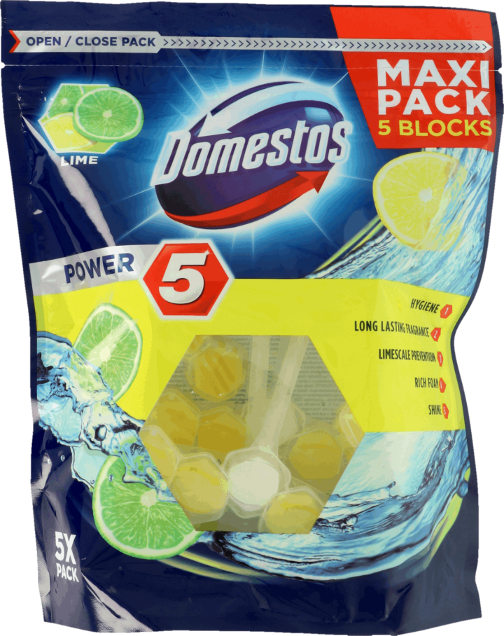 DOMESTOS, , kostka do WC Lime, 5x55 g | Drogeria Rossmann.pl DOMESTOS, , kostka do WC Lime, 5x55 g | Drogeria Rossmann.pl