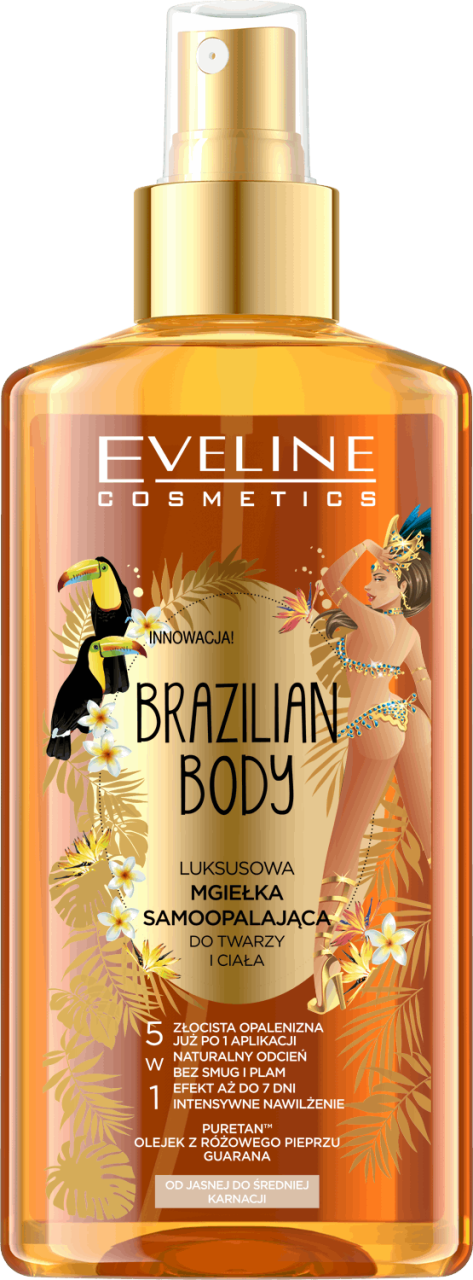 EVELINE COSMETICS, Brazilian Body, mgiełka do twarzy i ciała ...