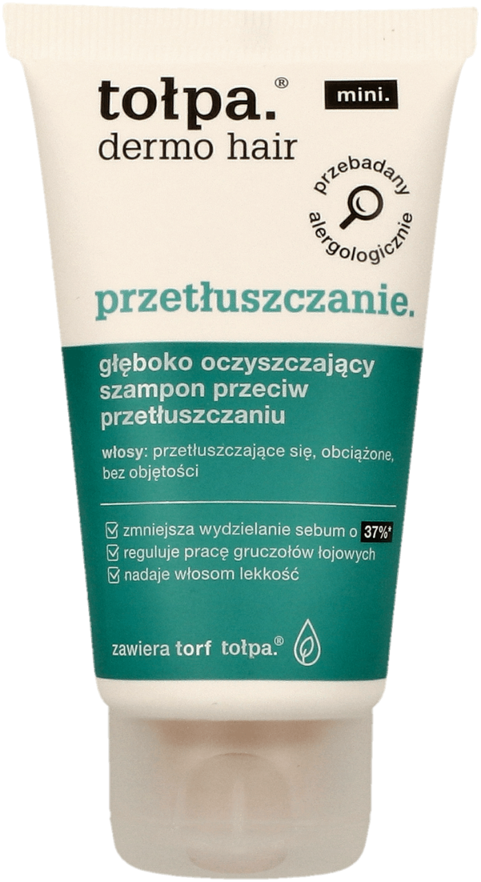 ToŁpa Szampon Do Włosów Głęboko Oczyszczający Przeciw Przetłuszczaniu 50 Ml Drogeria