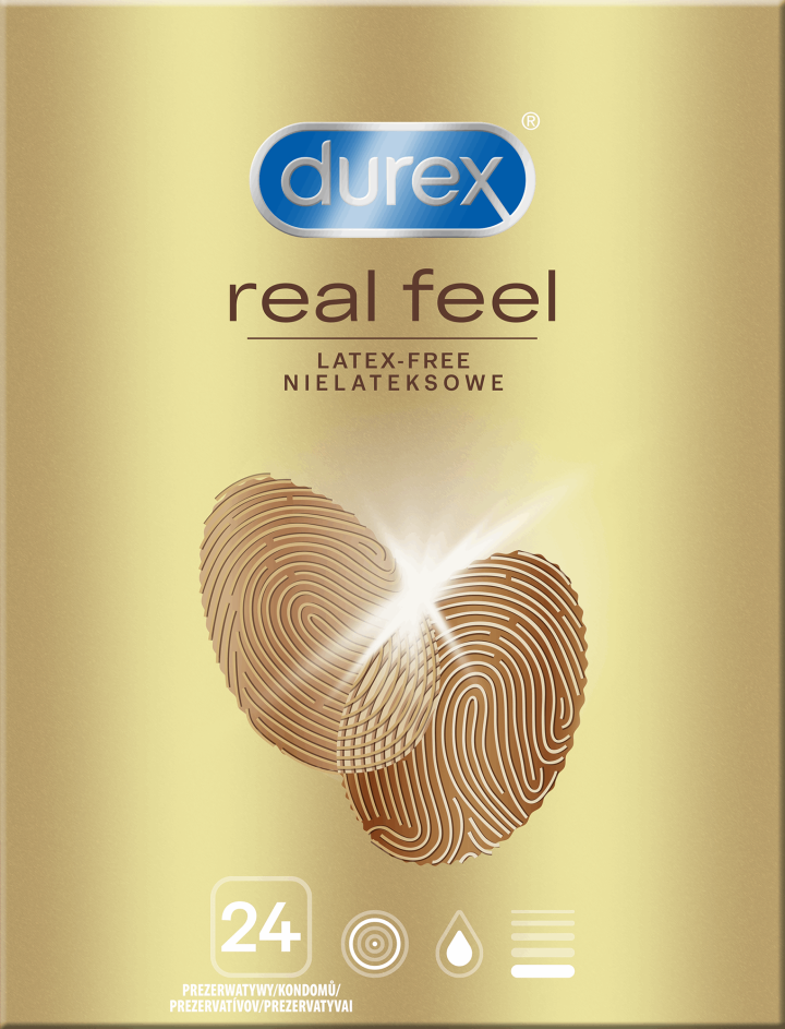 DUREX, Real Feel, prezerwatywy Real Feel, 24 szt. | Drogeria Rossmann.pl