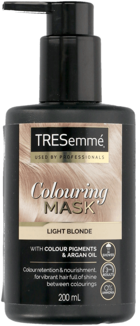 TRESEMMÉ, Colouring Mask, maska koloryzująca do włosów jasny blond, 200 ... TRESEMMÉ, Colouring Mask, maska koloryzująca do włosów jasny blond, 200 ...