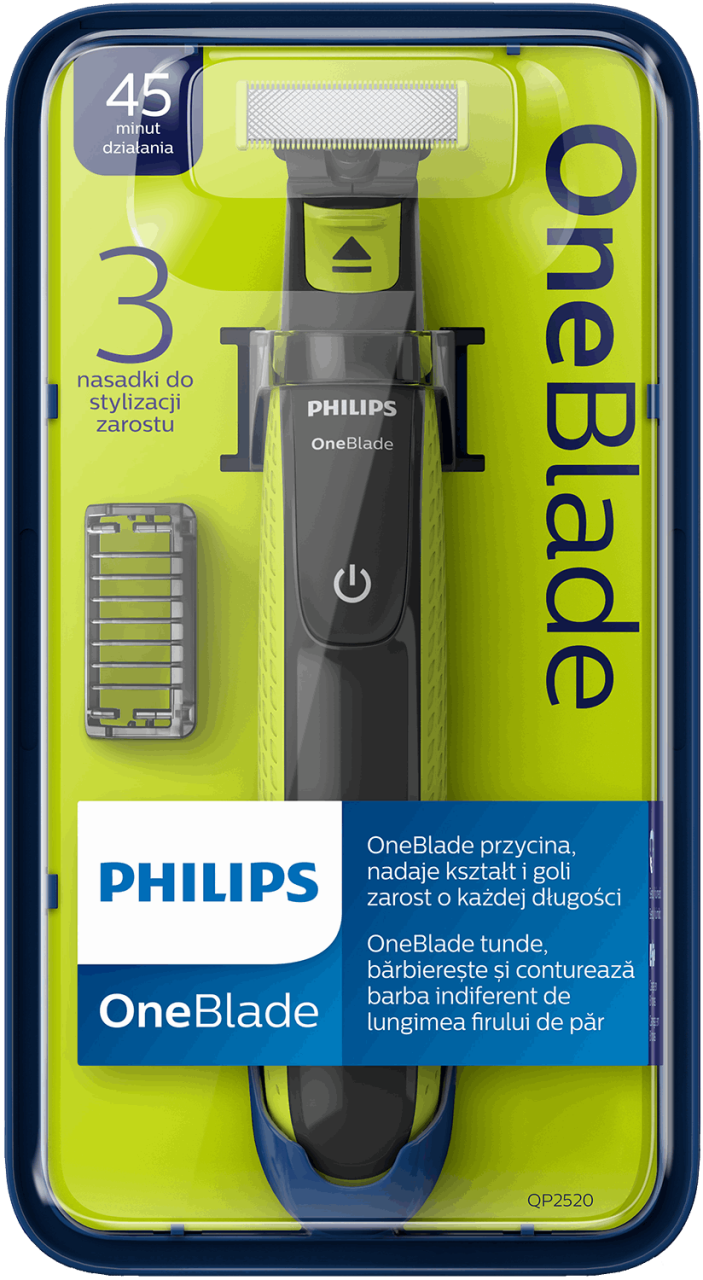 PHILIPS, , QP2520/20, maszynka z 3 dodatkowymi nasadkami, 1 szt ...