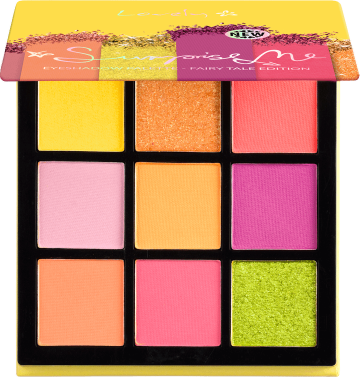 LOVELY, Surprise Me, paleta cieni do powiek w 9 kolorach, Fairy Tale, 6 ... LOVELY, Surprise Me, paleta cieni do powiek w 9 kolorach, Fairy Tale, 6 ...