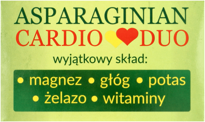 ASPARAGINIAN, , tabletki wspomagające serce i krążenie, suplement diety ... ASPARAGINIAN, , tabletki wspomagające serce i krążenie, suplement diety ...