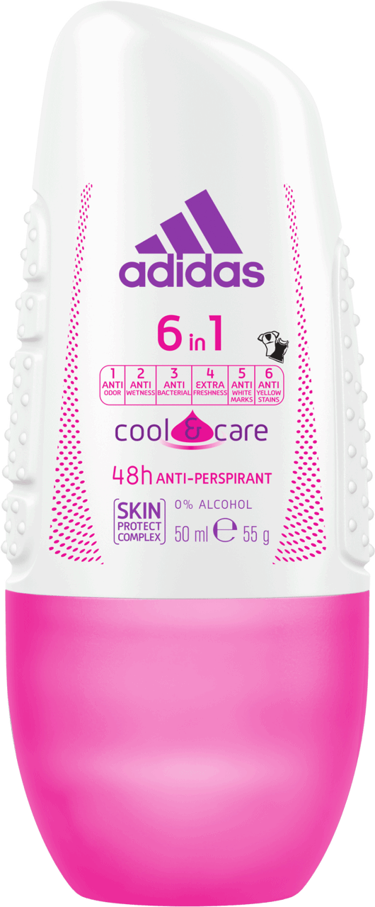 ADIDAS, , antyperspirant w kulce dla kobiet, 6 in 1, 50 ml | Drogeria ...
