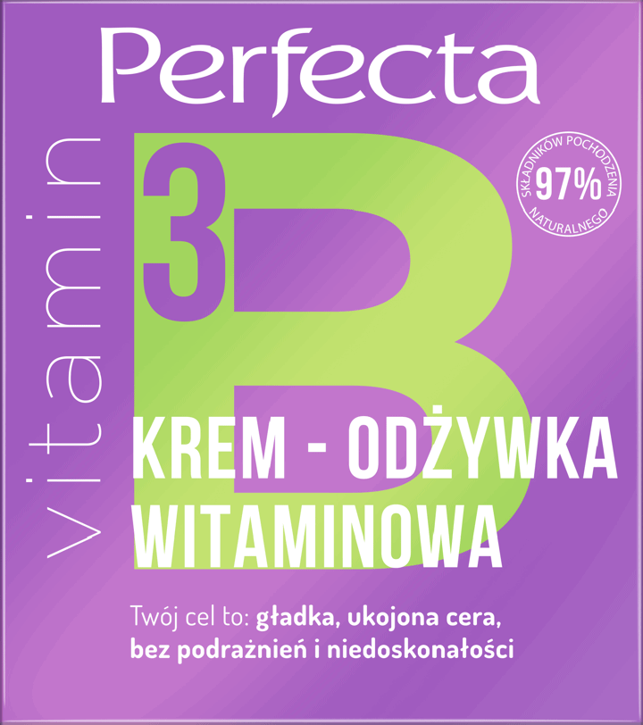 PERFECTA, Vitamin, krem-odżywka witaminowa witamina B3, 50 ml ...