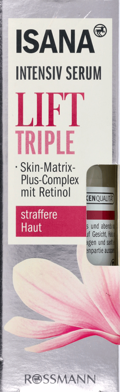ISANA, Lift Triple, serum z peptydami , 30 ml | Drogeria Rossmann.pl ISANA, Lift Triple, serum z peptydami , 30 ml | Drogeria Rossmann.pl
