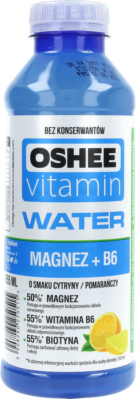 OSHEE, Vitamin, napój niegazowany o smaku cytrynowo-pomarańczowym ...