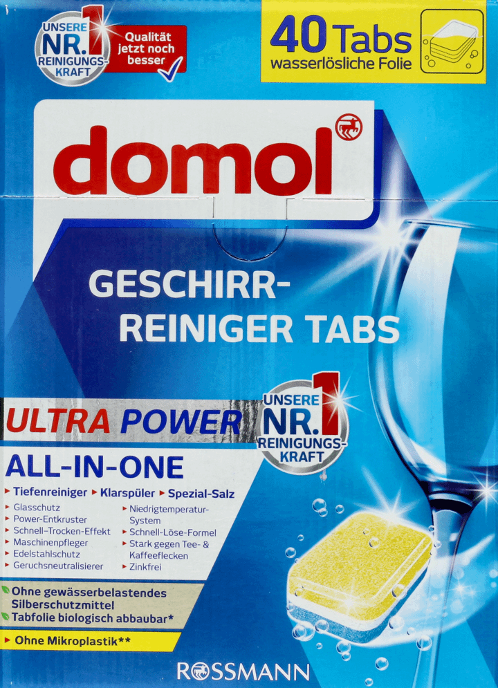 DOMOL, Ultra power, tabletki do zmywarki All In One, 40 szt. | Drogeria ... DOMOL, Ultra power, tabletki do zmywarki All In One, 40 szt. | Drogeria ...