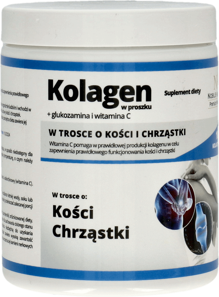 NOBLE HEALTH, Kolagen, kolagen w proszku glukozamina i witamina C ... NOBLE HEALTH, Kolagen, kolagen w proszku glukozamina i witamina C ...